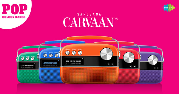 Saregama Carvaan Premium POP colour range - 5000 Pre-loaded Evergreen ...