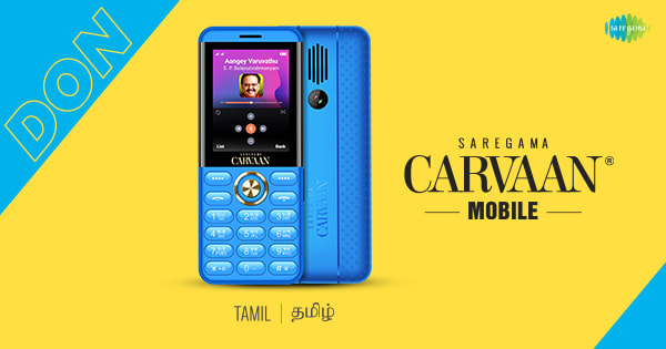 Carvaan Mobile DON Tamil - Keypad Phone with 1000 pre-loaded Tamil Songs